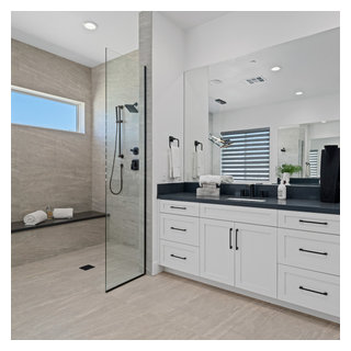 Cosmic Grey Bathroom Tiles - Transitional - Bathroom - Phoenix - by ...