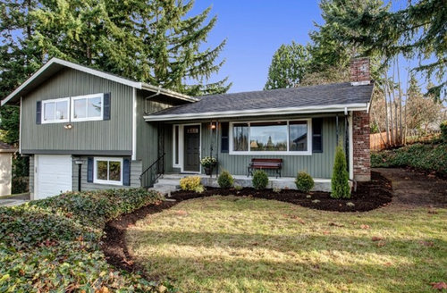 Split level with a split level front yard - Inspiration?