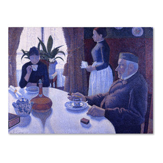 Paul Signac 'Breakfast' Canvas Art, 24"x18" - Traditional - Prints And ...