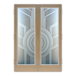 Front Doors - Sun Odyssey II Frosted Glass Design - 30" x 80 ...