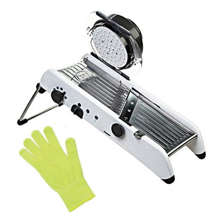Progressive PL8 Pro Mandoline with Victorinox Yellow Cut Resistant ...