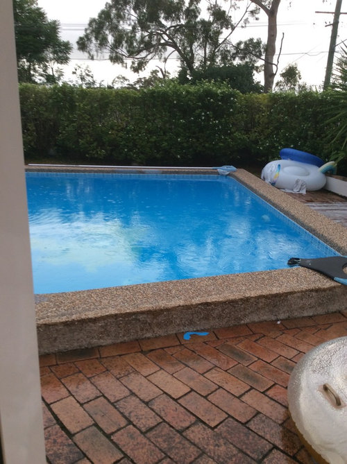 Renovating a pool with a large pebblecrete concrete lip - ideas | Houzz AU