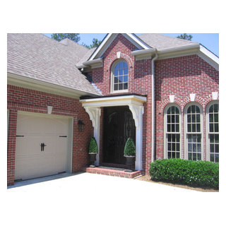 Bracket portico with faux columns - Traditional - Porch - Atlanta - by ...
