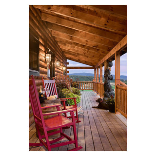 Log Homes & Cabins - Coventry Log Homes - The Bear Rock - Rustic ...