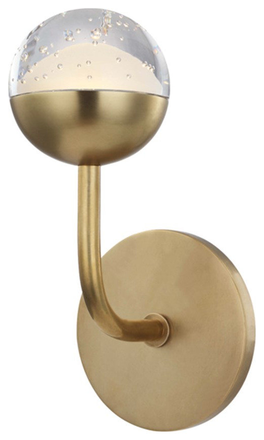 Hudson Valley Boca LED Bath Light Bracket 1241-AGB - Aged Brass ...