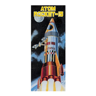 "Atom Rocket-15" Digital Paper Print by Retrobot, 14"x32", 14"x32 ...