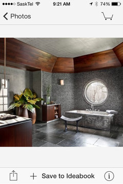 brown cabinets and gray floors???