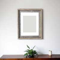16" X 20" Rustic Reclaimed Wood Picture Frame - Rustic - Picture Frames ...