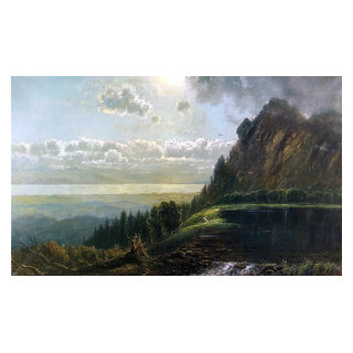 Edmund Darch Lewis Catskill Landscape, 18"x27" Wall Decal Print, 18x27 ...