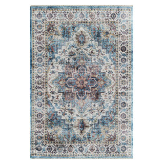 Rugs America Iggi IG10A Transitional Vintage Good Vibes Area Rugs, 8 ...