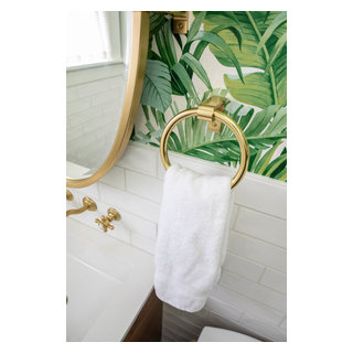 Modern Tropical Powder Room - Eclectic - Bathroom - Seattle - by Model ...