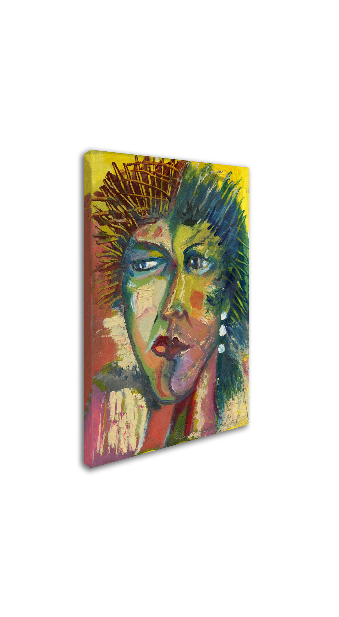 'Spike' Canvas Art by Echemerdia, 12" x 19" - Contemporary - Prints And ...