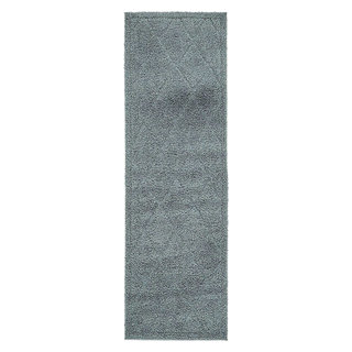Shag Area Rug Lattice Shag Collection, Runner 2'0"x6'7" - Contemporary ...