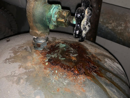 Expansion tank leak
