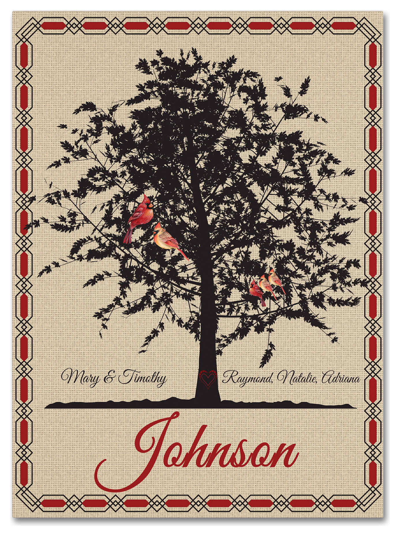 Jean Plout 'Family Tree' Canvas Art, 24"x18" - Contemporary - Prints ...