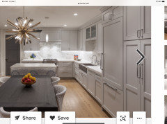 SW drift of mist kitchen cabinets