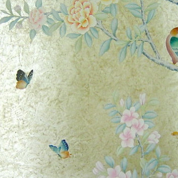 Embroidered Wallpaper - Photos & Ideas | Houzz