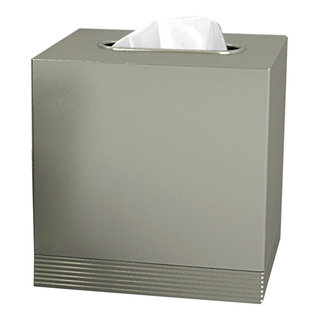 nu steel Special Pewter Boutique Tissue Box Cover - Contemporary ...