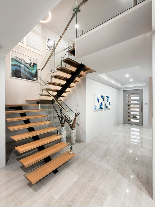 Best Contemporary Floating Staircase Design Ideas & Remodel Pictures ...