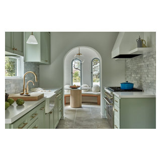 Santa Monica Spanish Revival - Transitional - Kitchen - Los Angeles ...