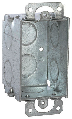 RACO 8420 Steel Gangable Switch Box, 3" x 2" Deep, 3" x 2 ...