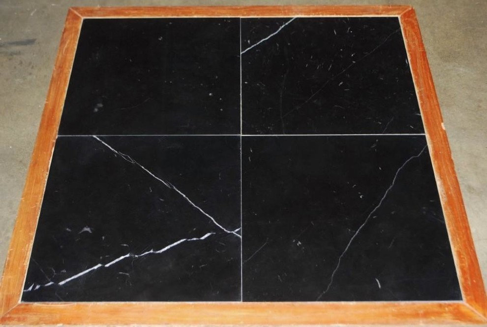 Negro Marquina Marble Tiles, Polished Finish, Sample - Contemporary ...