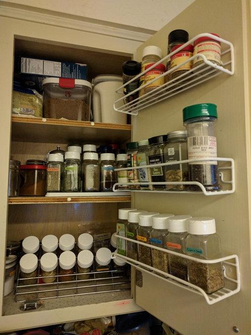 Storing spices and measuring tools