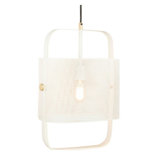 TOV Furniture Klaus White Pendant - Transitional - Pendant Lighting ...