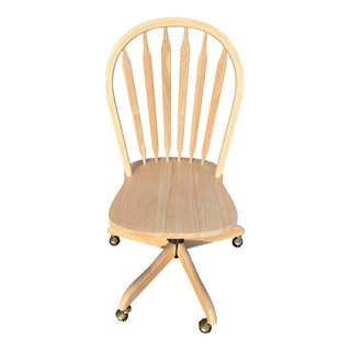 Unfinished Swivel Chair - Transitional - Office Chairs - by Ezekiel ...