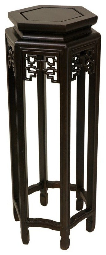 36" Hexagon Plant Stand - Traditional - Plant Stands And Telephone ...