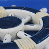Rustic Ship Wheel, Ship Wheel Decoration, All Light Blue, 12" - Beach ...