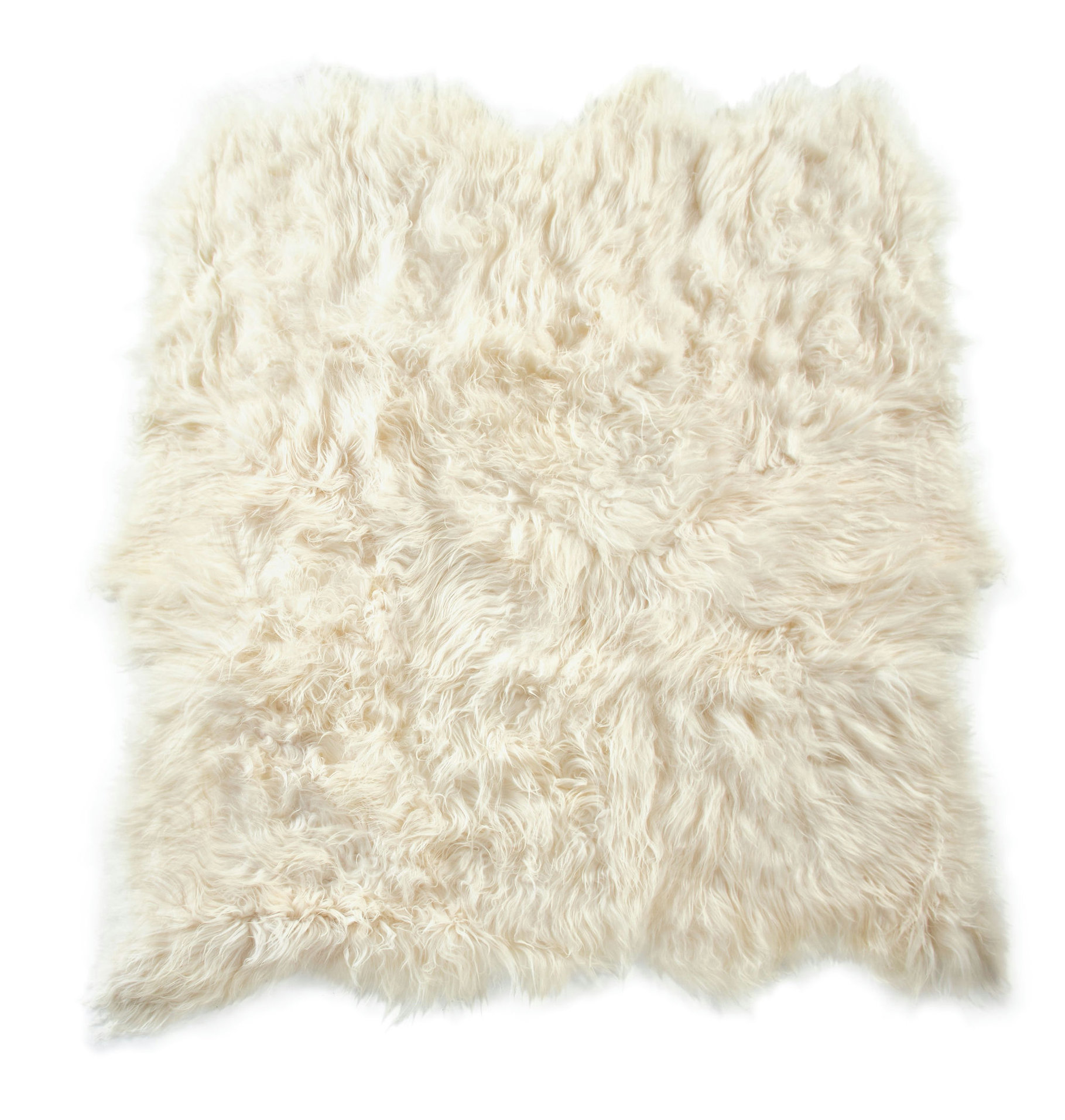 Icelandic 6x6' Six Pelt Rug White - Contemporary - Novelty Rugs - by ...