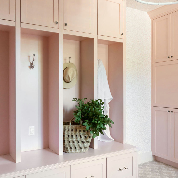 75 Beautiful Utility Room with Wallpapered Walls Ideas and Designs ...