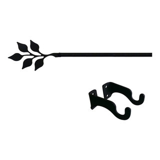 Leaf Curtain Rod, Small - Transitional - Curtain Rods - by Bentley ...