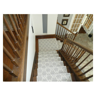 Modern Graphic Stair Runner - Modern - Staircase - Ottawa - by Personal ...