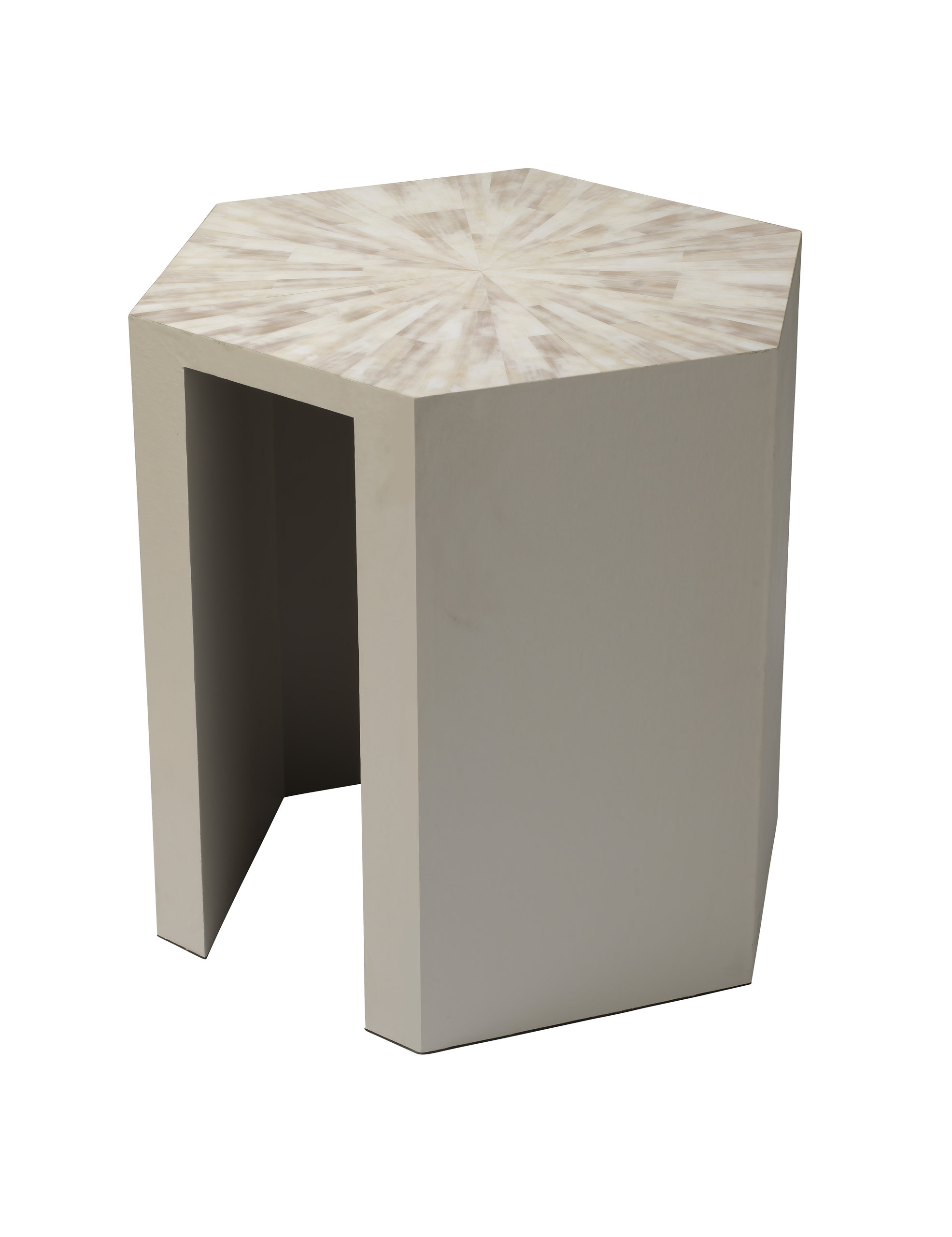 Radiant Side Table, Cream - Transitional - Side Tables And End Tables ...