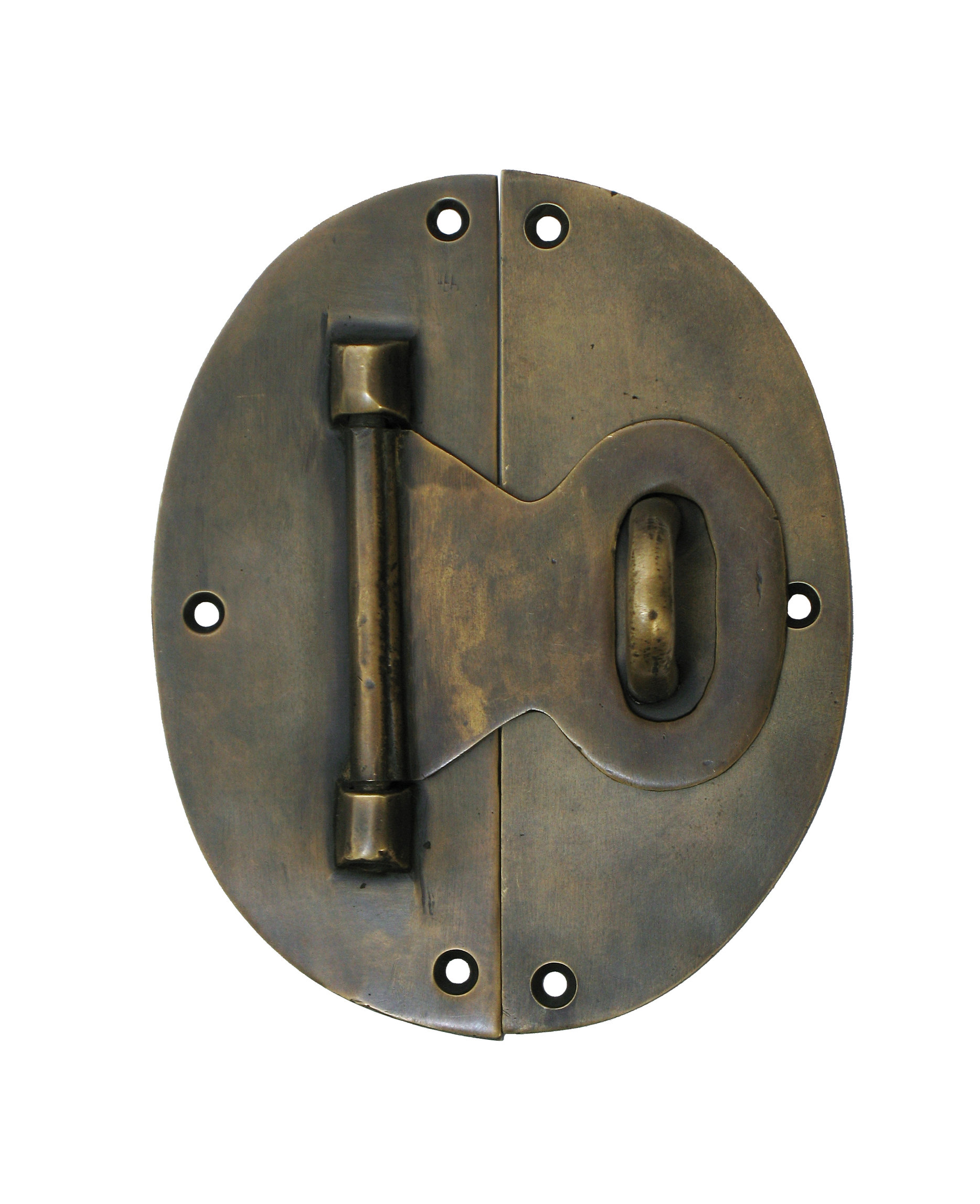 Oval Lock With Hook - Traditional - Door Locks - by Handcrafted ...