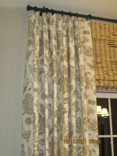 Messy Curtains - any advice on improving how they hang? pics