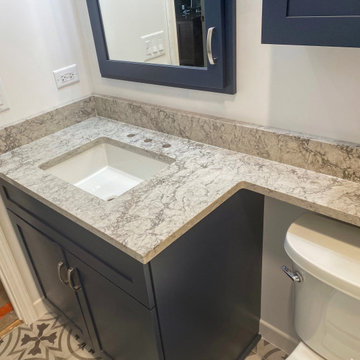 Corian Banjo Vanity Top - Photos & Ideas | Houzz