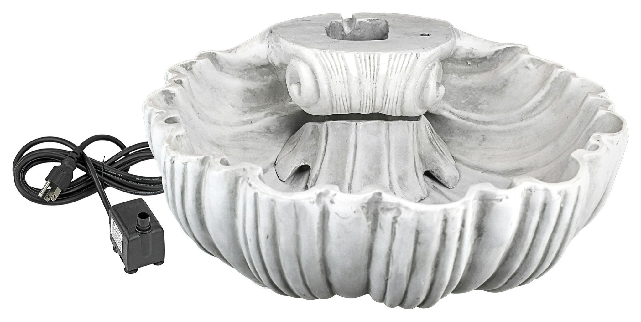 Peeing Boy Shell Basin and Pump - Traditional - Garden Statues And Yard ...