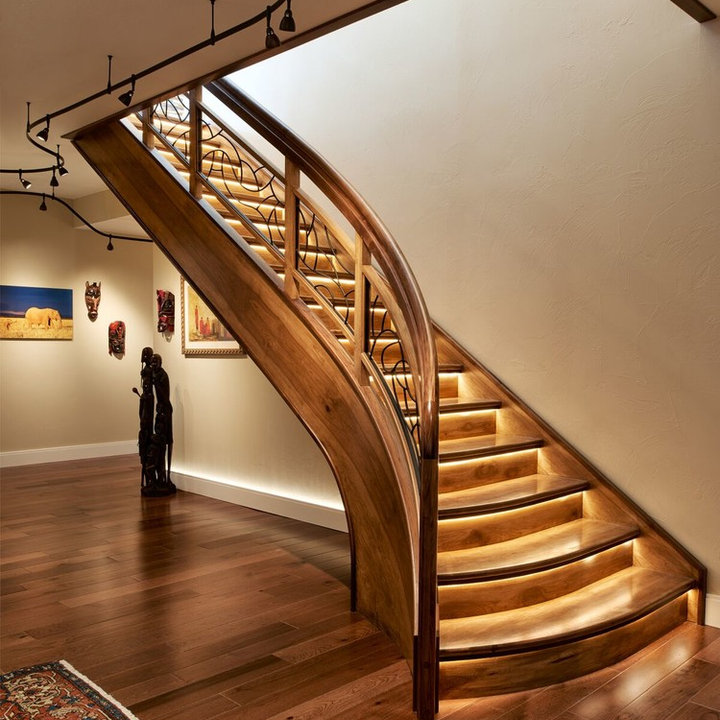 75 Beautiful Curved Staircase Ideas & Designs - September 2025 | Houzz AU