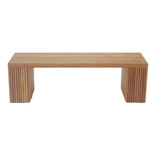 Teak Bench Liner 59" (150 cm) - Transitional - Accent And Storage ...