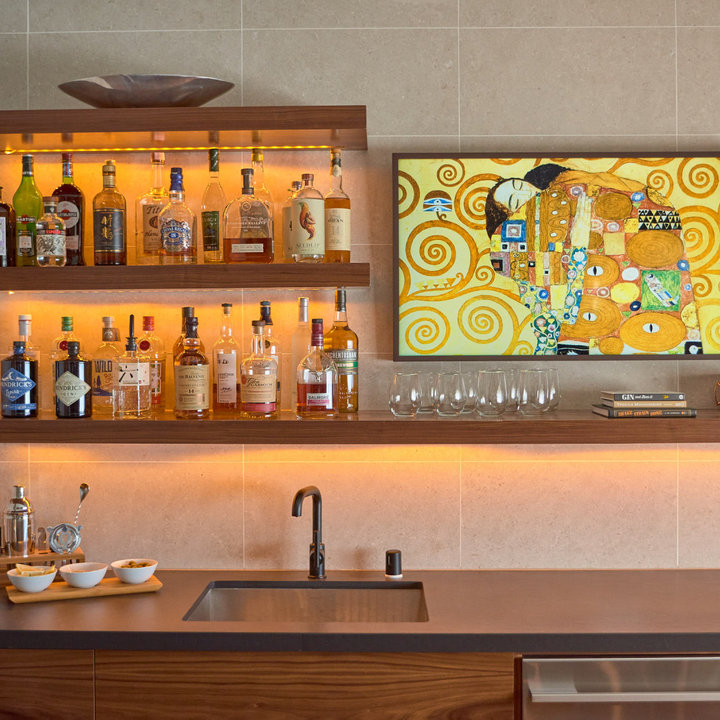 75 Home Bar with Floating Shelves Ideas You'll Love - January, 2026 | Houzz