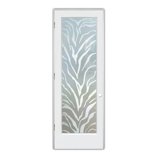 Interior Prehung Door or Interior Slab Door - Tiger Stripes - Primed ...