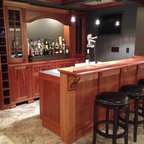 Ranch Renovation - Traditional - Home Bar - New York - by Donald ...