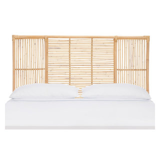 Safavieh Falyn Rectangle Headboard, Queen - Tropical - Headboards - by ...