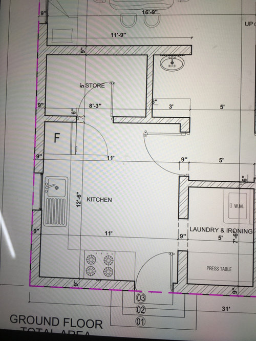 kitchen layout help