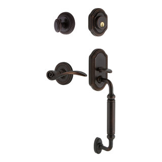 Nostalgic Warehouse Rope Plate C Grip Entry Set Swan Lever, Backset ...