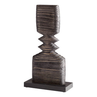 Dark Sculpture, Black - Contemporary - Decorative Objects And Figurines ...