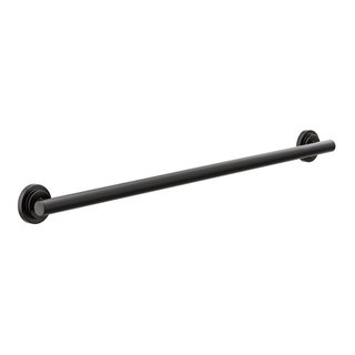 Moen YG0736BL Iso 36" Designer Grab Bar, Matte Black - Modern - Grab ...